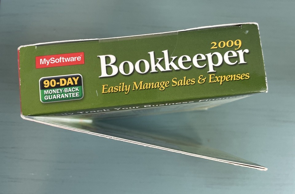 MySoftware Bookkeeper Business Finances Manager Accounting Software 2009 18059100015| eBay