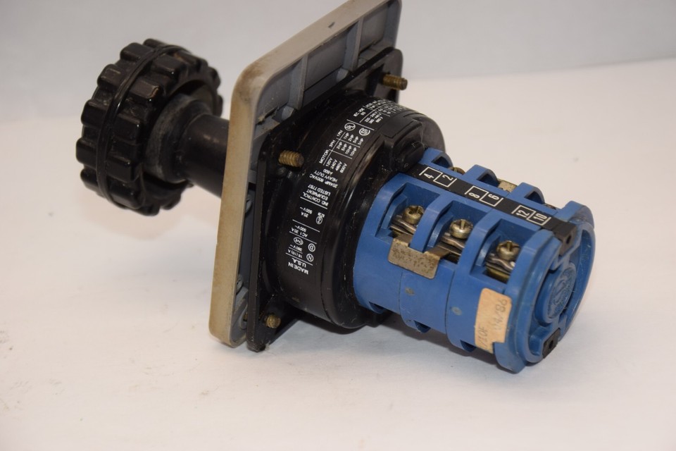 KRAUS & NAIMER C18 20A 20 AMP 3 Phase 600V Heavy Duty 4-Position Switch ...