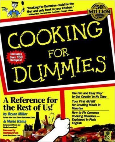 Cooking for Dummies by Marie Rama and Bryan Miller (1996, Paperback ...