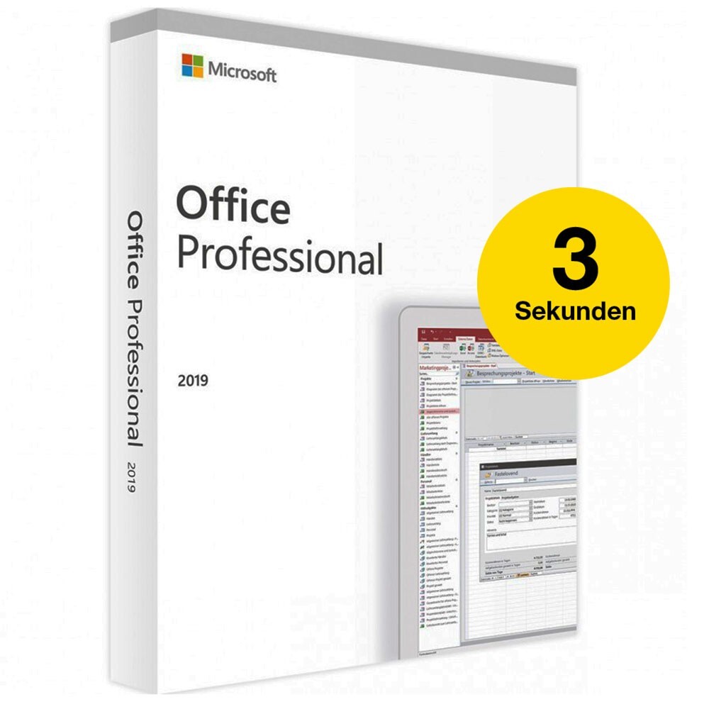 Microsoft Office 2019 Professional Plus Vollversion