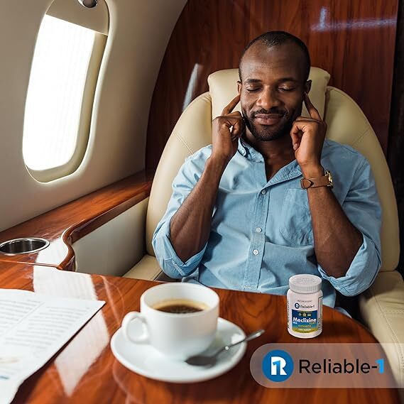 Meclizine HCL 25mg 100 Tablets - Nausea, Dizziness & Vertigo Relief, 1 ...