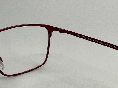 NEW Kliik 553 536 Slate Red 52.17.145 Unisex Eyeglasses Frames | eBay