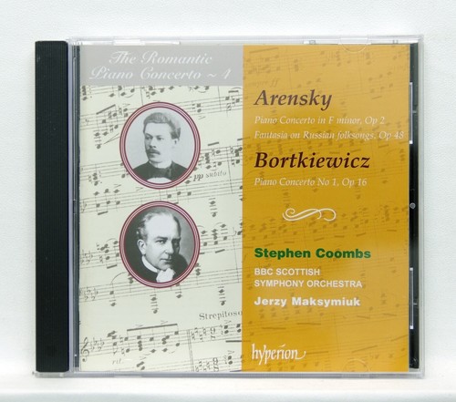 STEPHEN COOMBS, MAKSYMIUK - ARENSKY & BORTKIEWICZ piano concertos ...