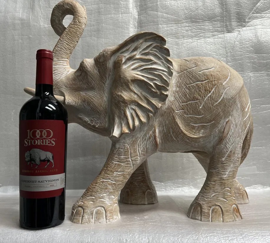 Vintage Stunning Large Ceramic Elephant 18" T 19" L | eBay