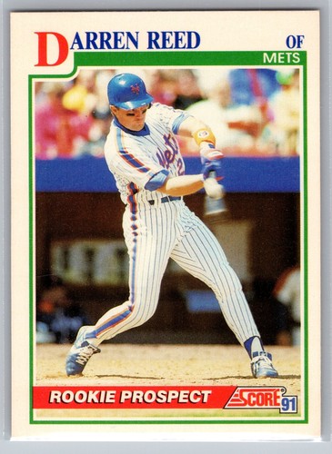 1991 Score Darren Reed Rookie #368 New York Mets | eBay