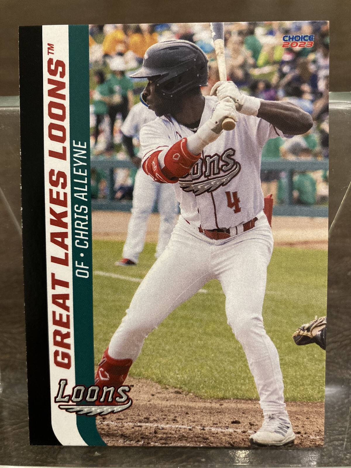 2023 Choice Chris Alleyne Great Lakes Loons Team Card RC Rookie #4 ...