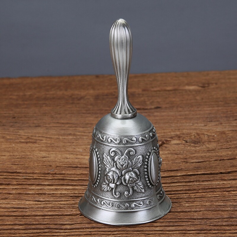 2 Piece Hand Bell Metail Dinner Bell Wedding Bells Zinc Alloy N3R11946 ...