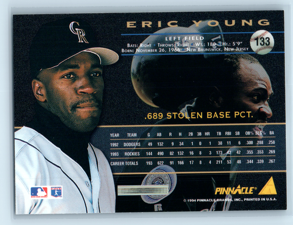 1994 Pinnacle Eric Young #133 | eBay