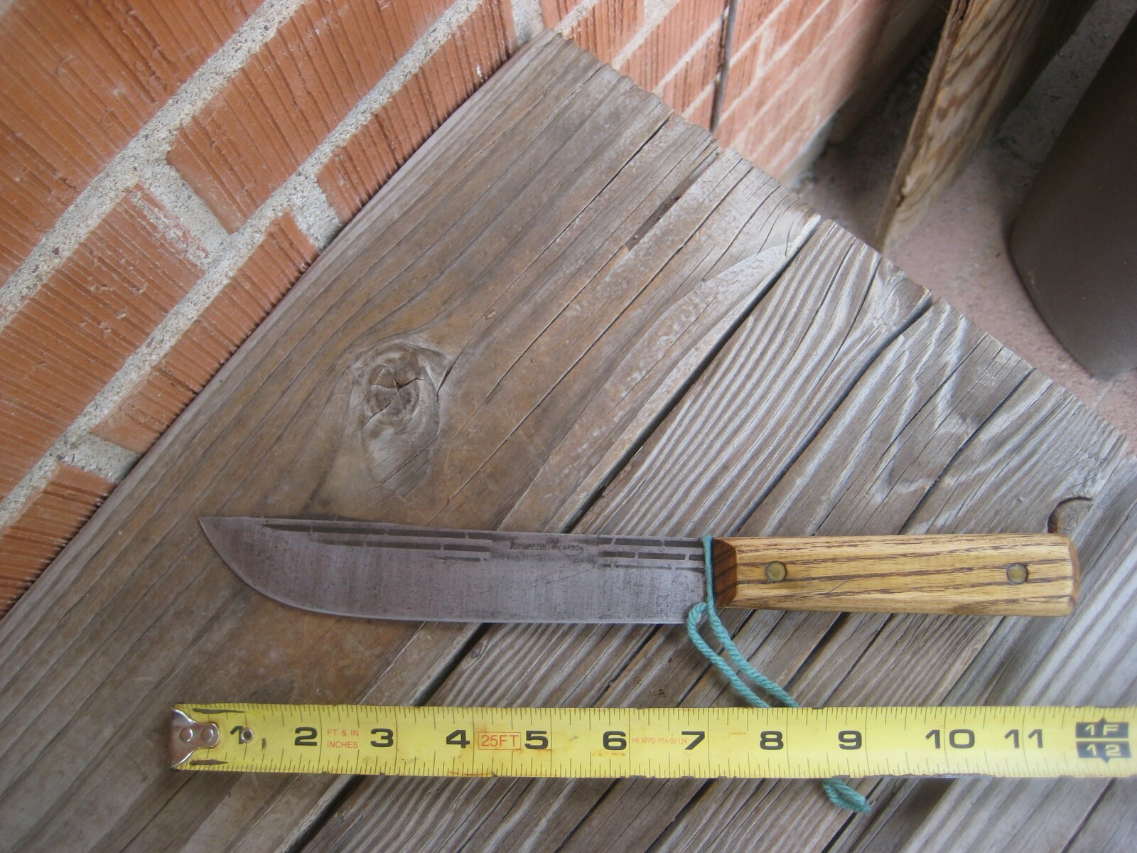 Vintage 7" Blade *** FORGECRAFT *** Small Carbon Butcher Knife USA | eBay