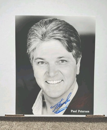 Paul Peterson Signed 8x10 Photo Donna Reed Show Jeff Stone Auto ...