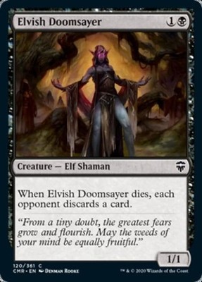 Elvish Doomsayer - LP Foil C : Commander Legends | eBay