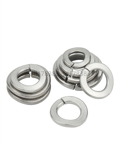 304 Stainless Steel Wave single Coil Spring Lock Washers M3 M4 M5 M6 M8 ...