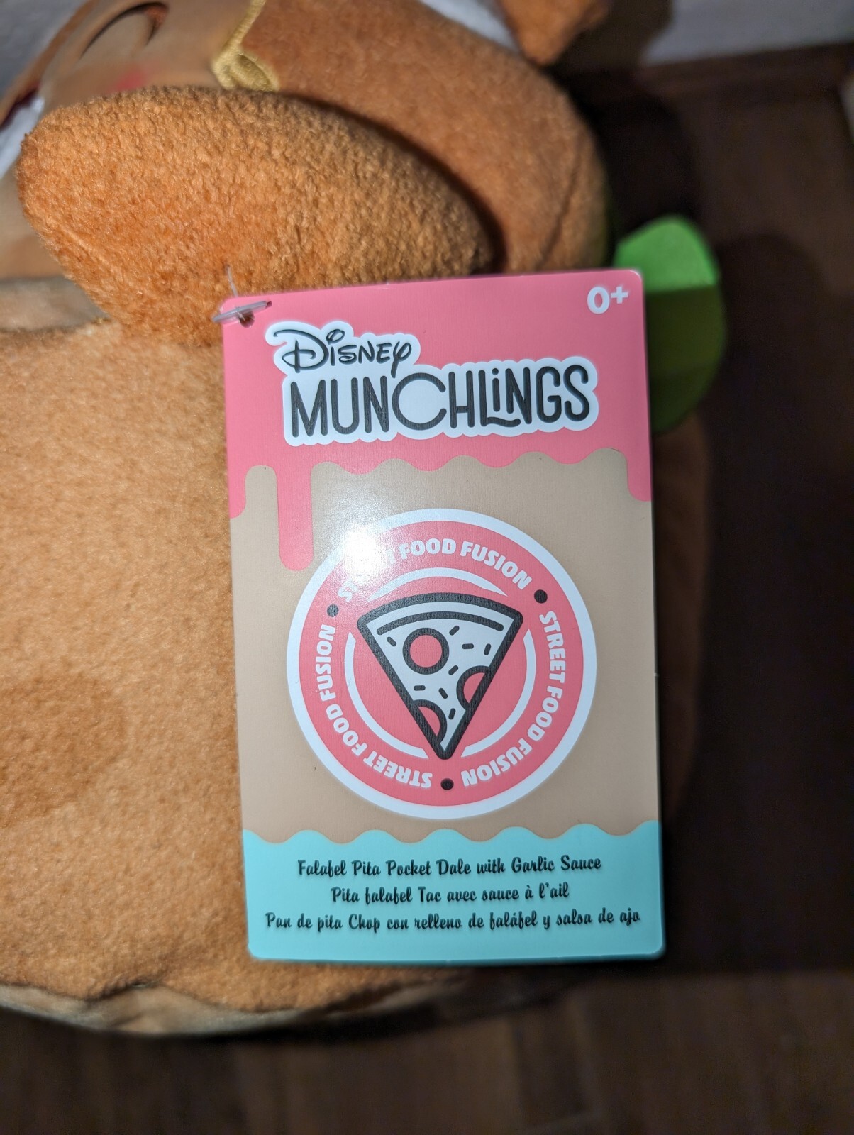 DALE Disney Munchlings Street Food Fushion Falafel Pita Pocket 15" Chip ...