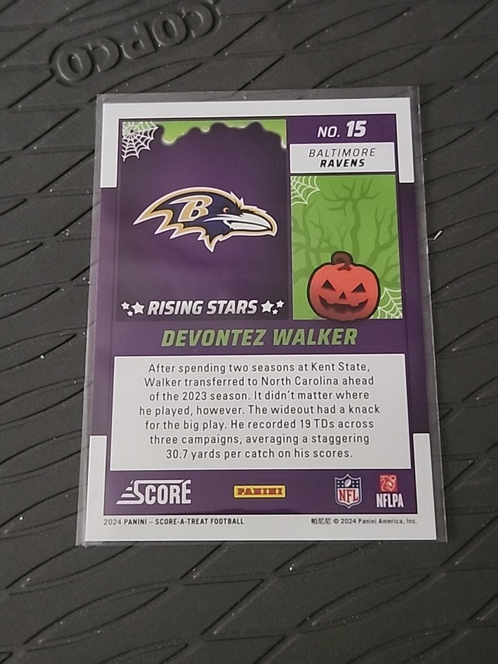 DeVontez Walker 2024 PANINI SCORE-A-TREAT Football Card | eBay