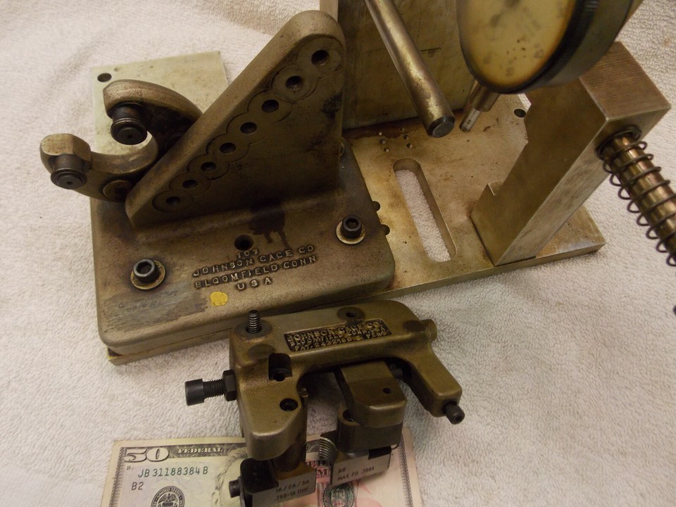 Johnson Tri Roll Thread Gage Roll Snap Inspection Comparator Model CG 1 ...