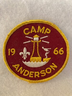 (ae1) Boy Scouts- 1966 Camp Anderson patch | eBay