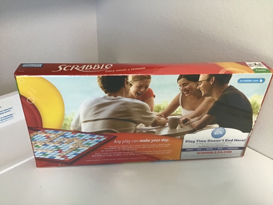 SCRABBLE CROSSWORD FAMILY BOARD GAME 2008 HASBRO BRAND NEW SEALED | eBay