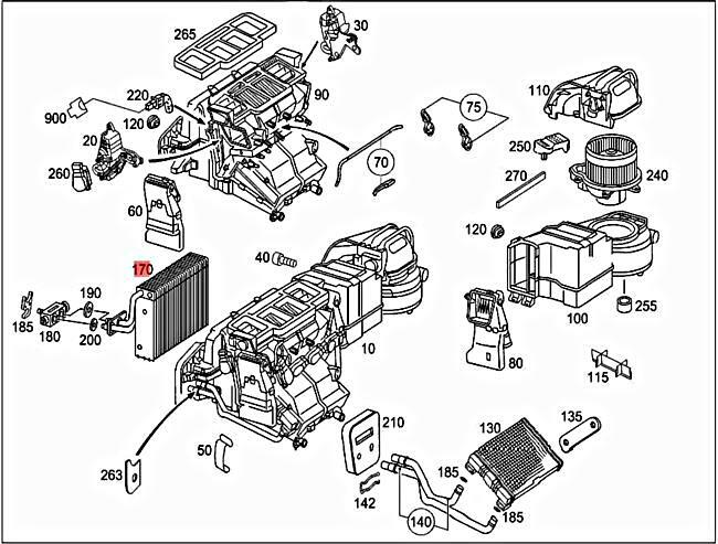 Genuine MERCEDES W463 G-CLASS W463 Cabrio Evaporator 4638300700 | eBay