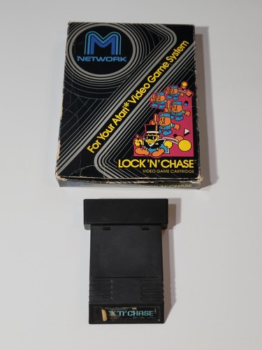 Lock N Chase Atari 2600 Authentic M-Network Video Game Cartridge in Box ...