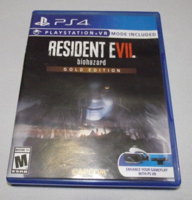 Resident Evil biohazard Gold Edition PlayStation 4 PS4 Game & Case ...