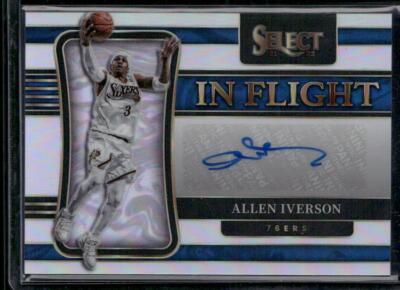 2021-22 Panini Select #IF-AIV Allen Iverson In Flight Signatures AUTO ...