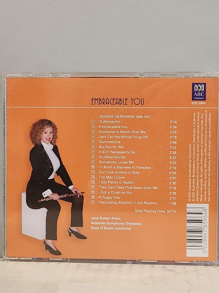 EMBRACEABLE YOU - Jane Rutter plays the George Gershwin Songbook - CD ...