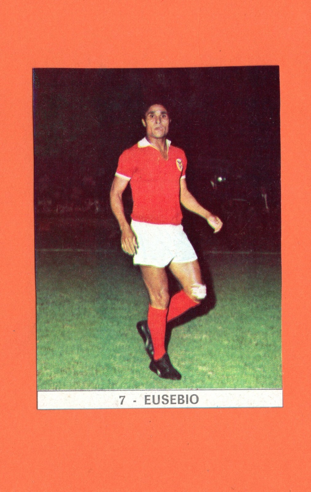 SOCCER CARD EUSEBIO BENFICA CALCIATORI D'ORO IL MONELLO | eBay