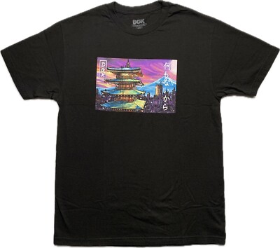 DGK Dirty Ghetto Kids T Shirt Tokyo Bath House Logo Men's L Black | eBay