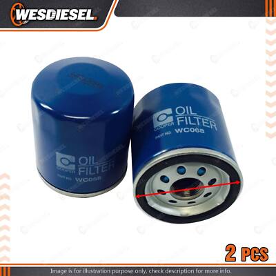 2 x Wesfil Oil Filters fits Holden Astra BK Caprice WM Captiva CG II ...