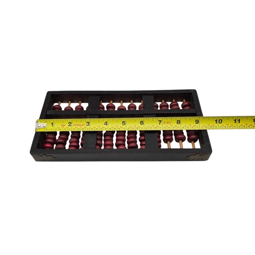Vintage Wood 9.5" Abacus Adding Machine China | eBay
