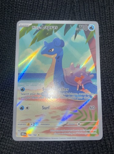 Mistys Lapras Destined Rivals 194/182 Pokemon Card | eBay