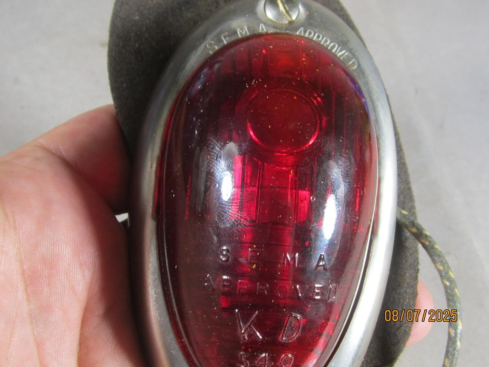 Vintage NOS K-D 540 / KD 540 Trailer Rear or Marker Light / RED | eBay