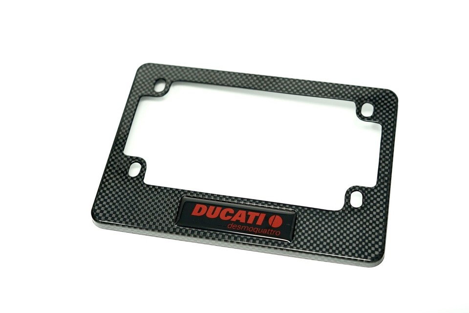 Ducati License Plate Frame Plain Weave Performance Carbon Fiber 748 916 ...