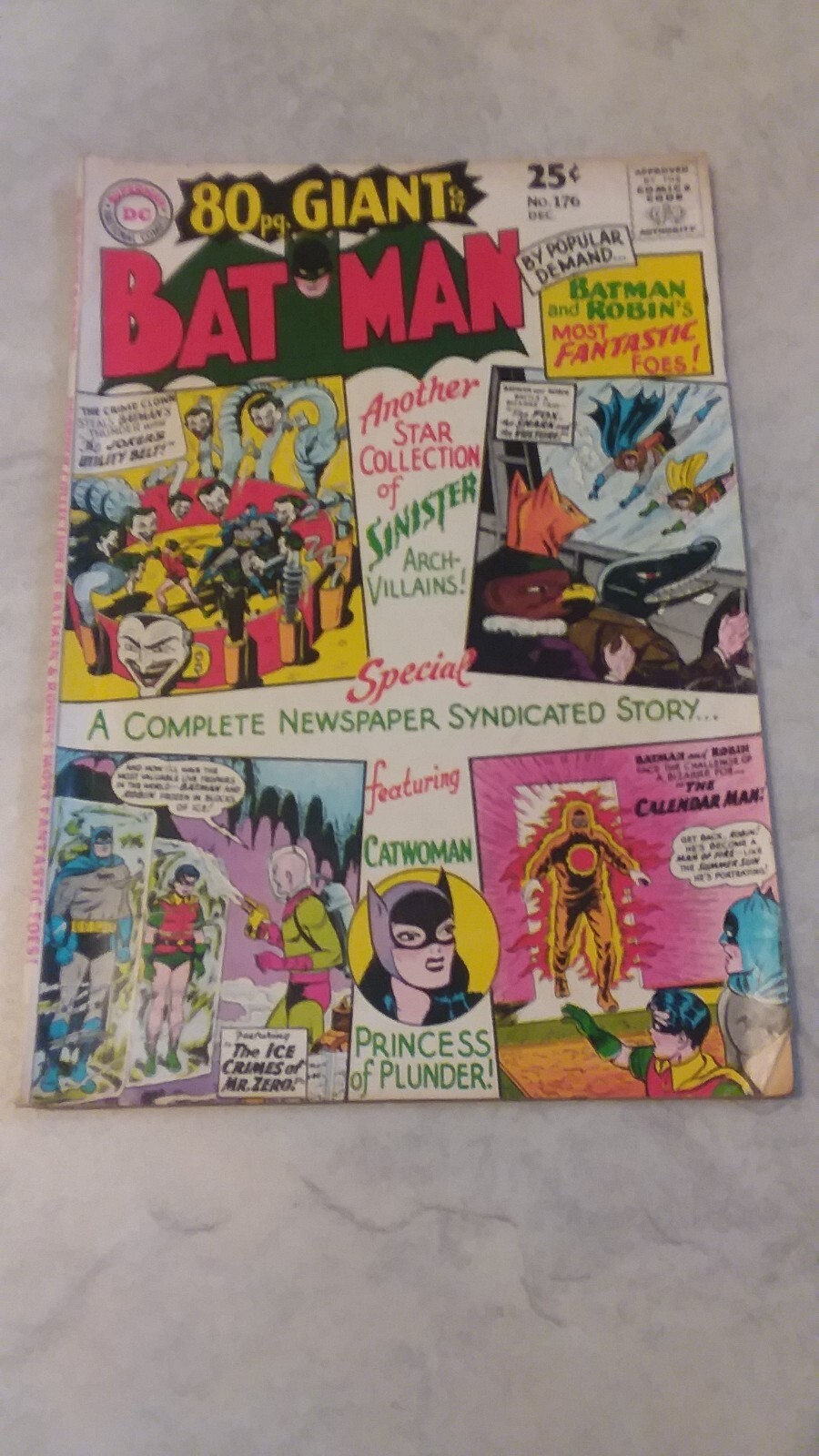 80 Pg Giant Batman #176 (DC Comics December 1965) | eBay