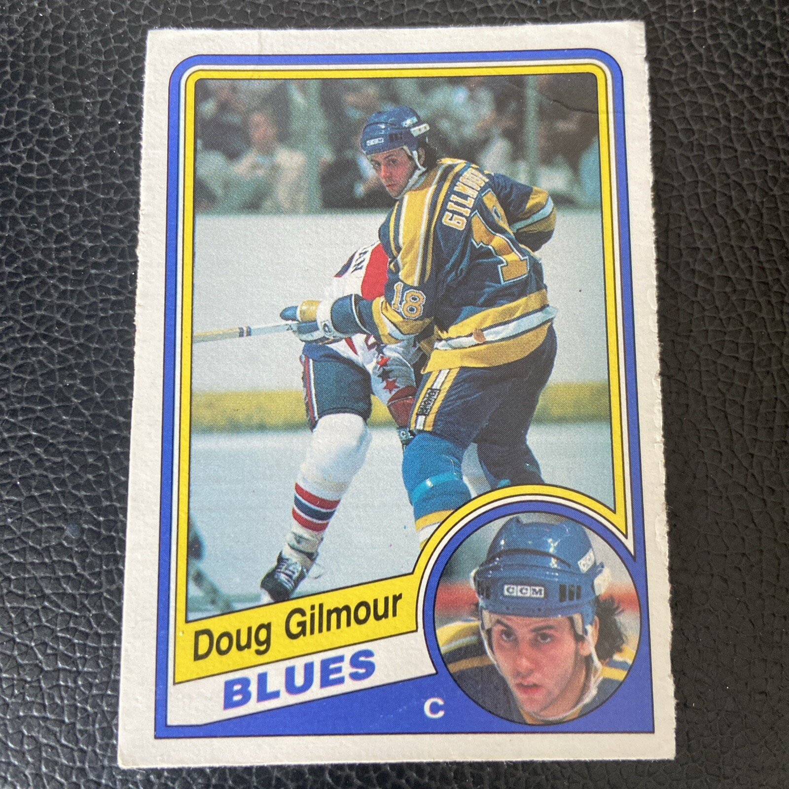 1984-85 OPC Rookie #185 Doug Gilmour Low Grade Crease | eBay
