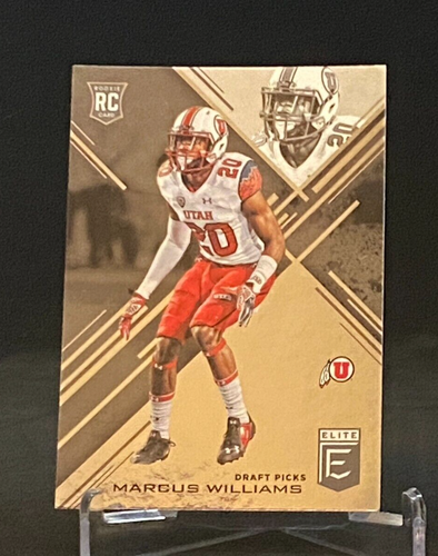 2017 Panini Draft Picks Elite Rookie Card #139 Marcus Williams Utah ...
