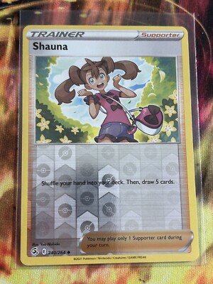 Shauna 240/264 Reverse Holo | SWSH: Fusion Strike | Pokemon Card | eBay