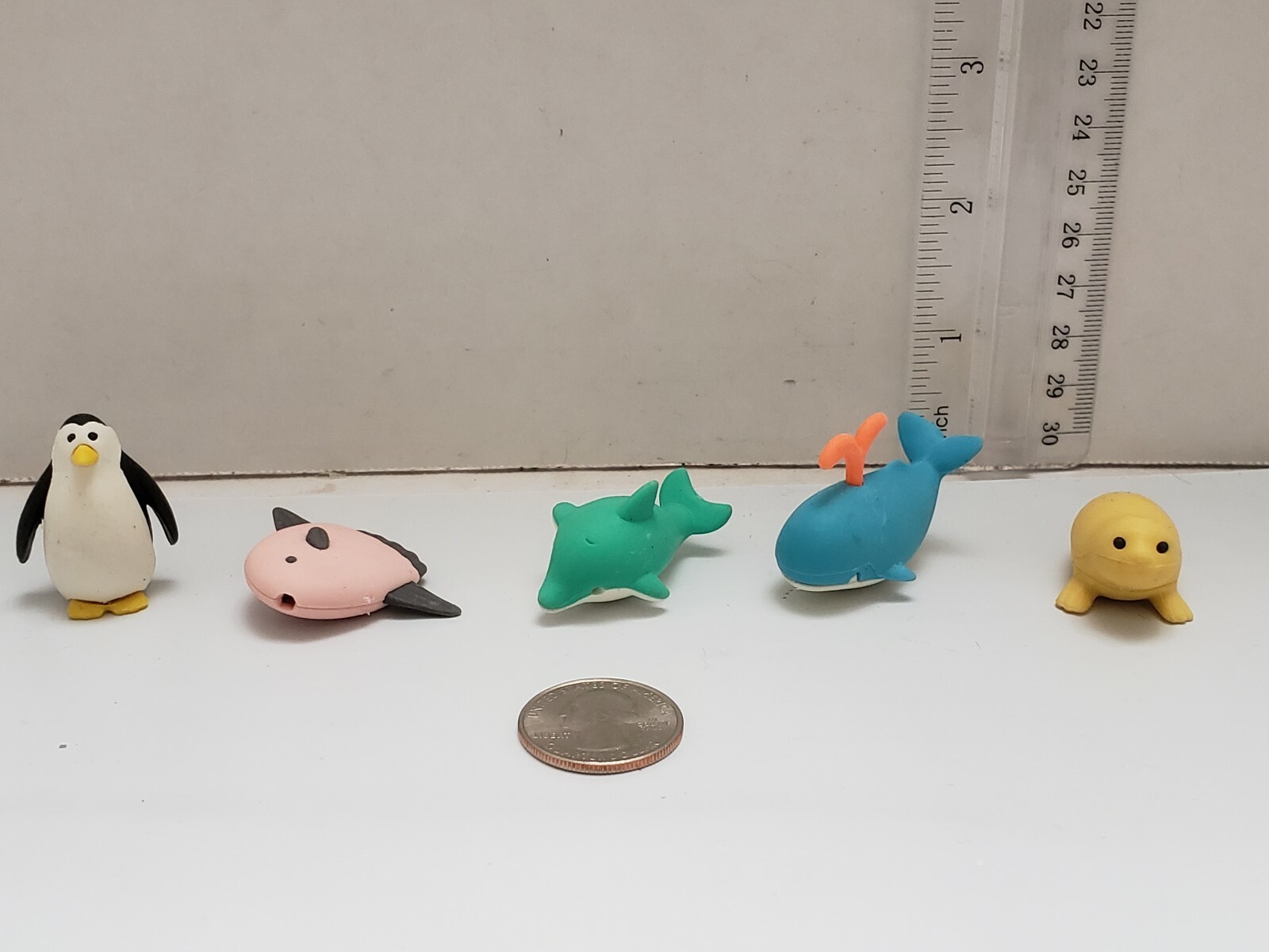 Erasers - Sea Animals - Lot of 5 Fast shipping | eBay