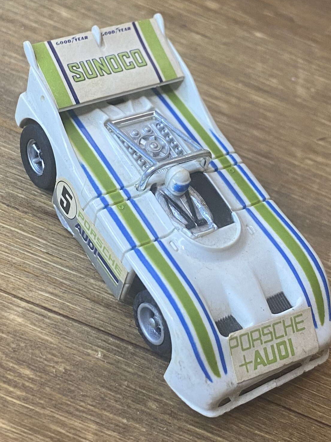 AURORA AFX MAGNATRACTION 🚨 PORSCHE CAN AM #5 🚨 HO SLOT CAR 🏁 VINTAGE 🏁 ...