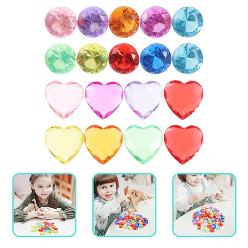 100Pcs Jewel Vase Acrylic DIY Jewel Stickers For Kids Crafts DIY Phone ...
