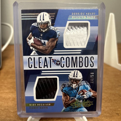 2018 Panini Absolute Derrick Henry Corey Davis Cleat Combo 36/58 | eBay