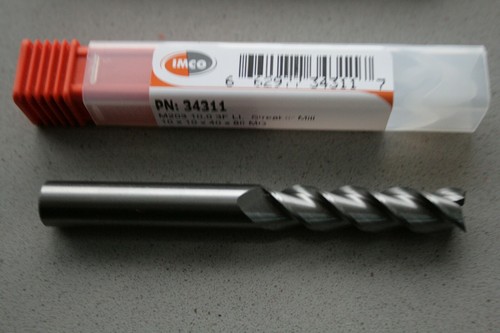 IMCO Milling Cutter - 10mm Diameter M203 10.0 3F LI STREAKER MILL 34311 ...