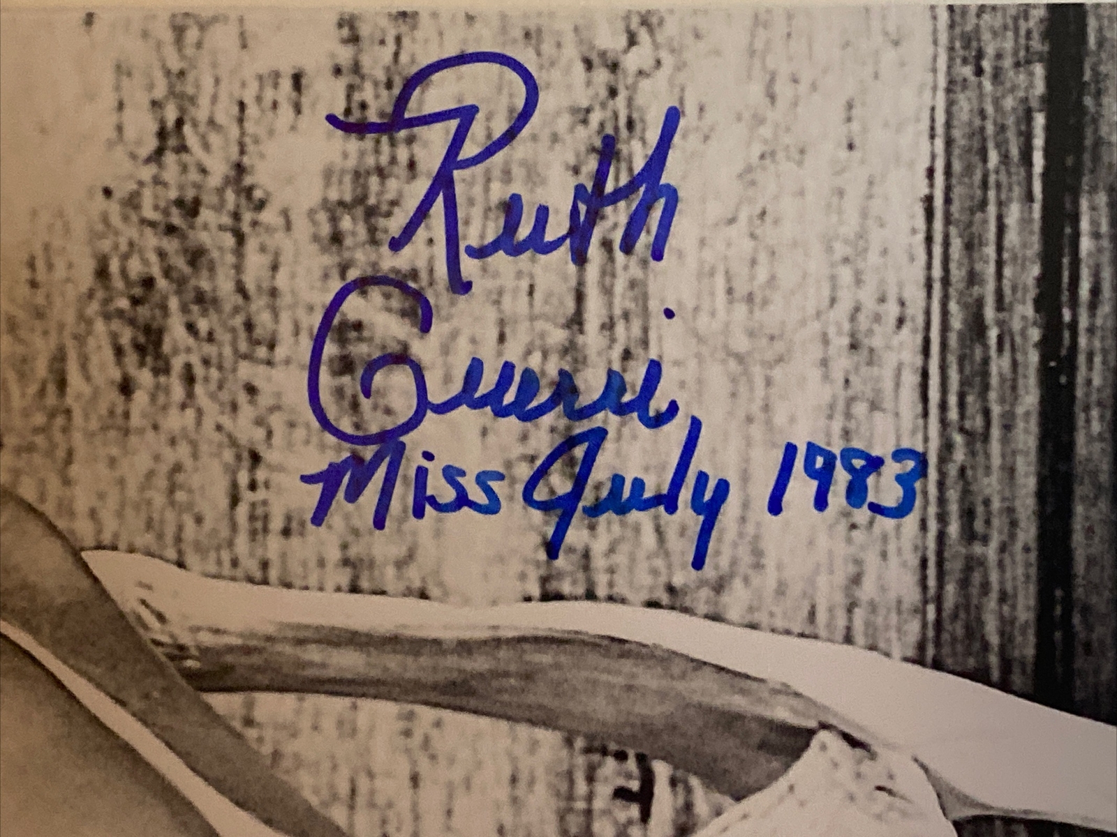 Autographed 8x10 Photo Playboy Playmate Ruth Guerri | eBay