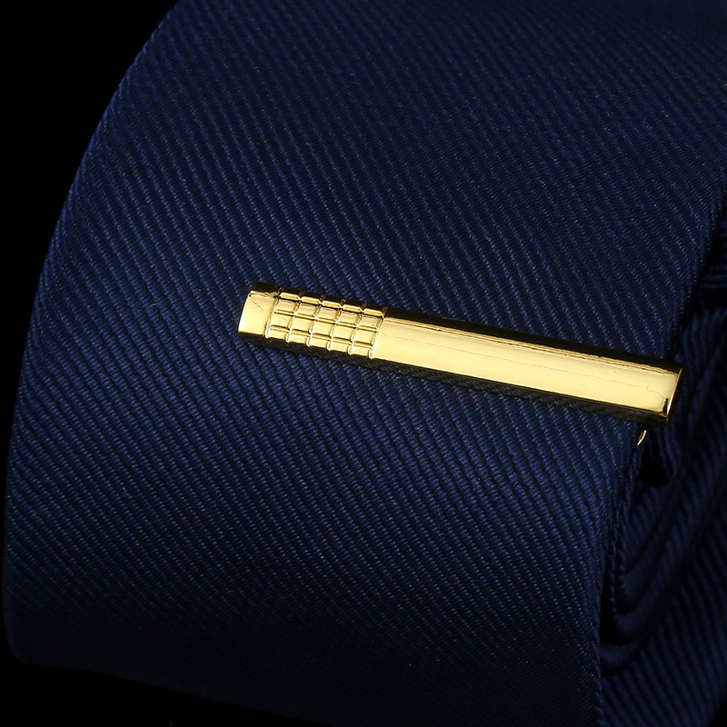 Fashion Simple Metal Tie Clip Necktie Tie Clasp Clip Gentleman Ties Bar ...
