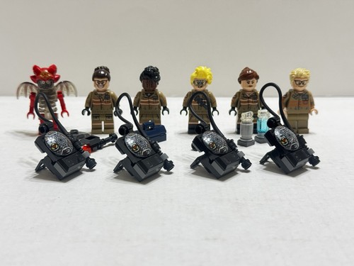 LEGO Ghostbusters 6 Minifigures From 75828 With 4 Proton Packs ...