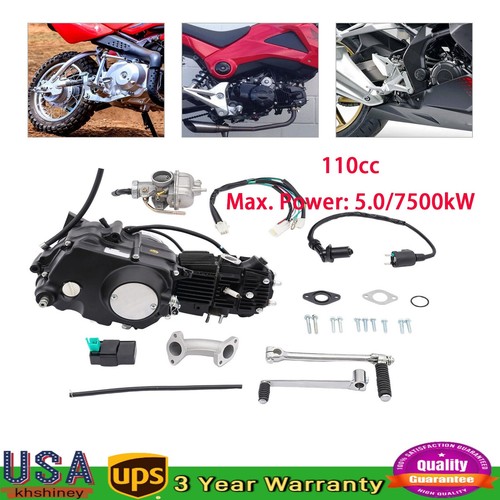 110cc 4 Speed Engine Motor for HONDA CRF50 CRF70 XR50 XR70 Z50 Pit Dirt ...