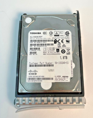 Cisco UCS-HD18TB10K4KN 1.8TB 12G SAS 10K 2.5" SFF HARD DRIVE SAS HDD ...