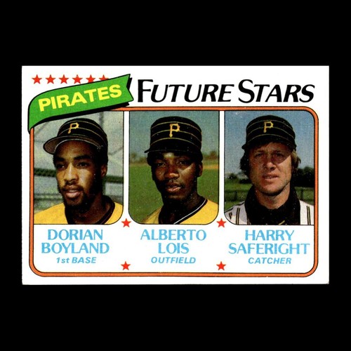Pirates Dorian Boyland/Alberto Lois/Harry Saferight 1980 Topps Rookie ...
