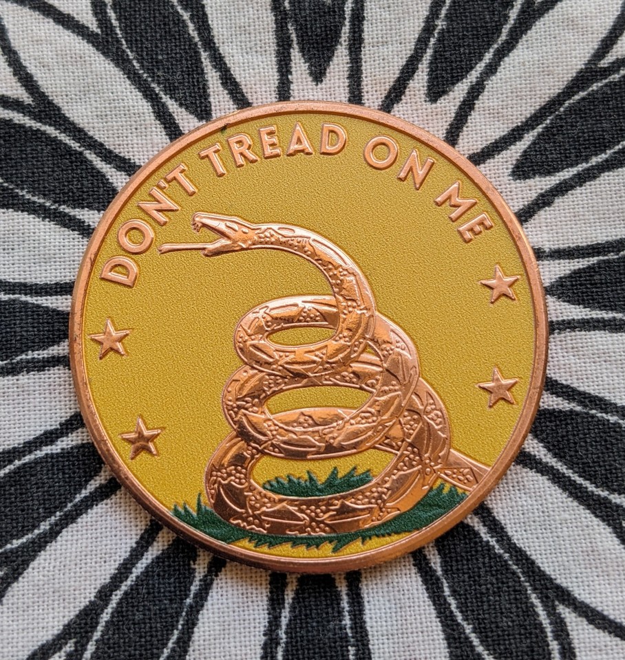 6 pc set Reverse Proof Colorized 999 1oz Copper Rounds. Complete Set ...