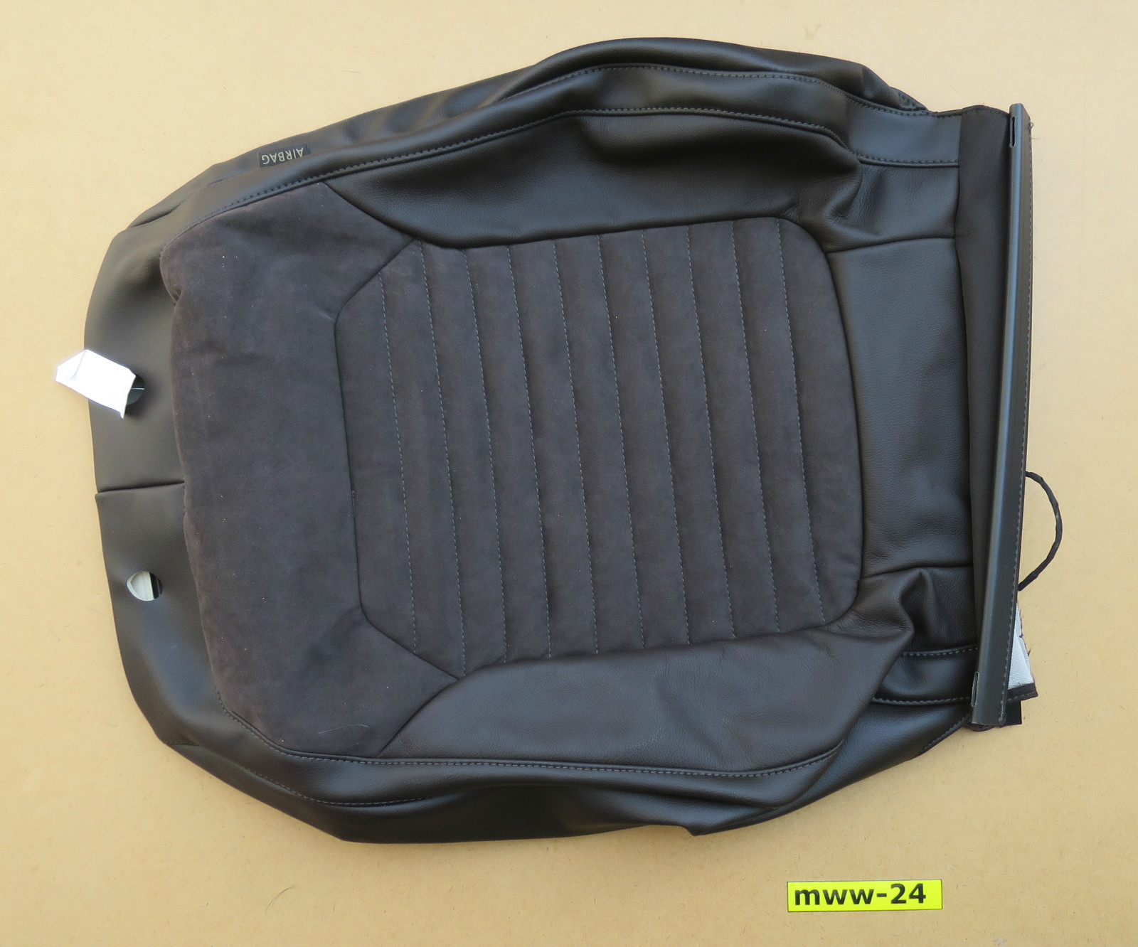 original VW Passat 3C Lehnenbezug Alcantara braun mit Heizelement ...